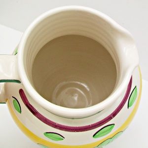 Pier 1 | Dining | Pier One Pitcher Hand Painted Italy Large 8 Oz | Poshmark